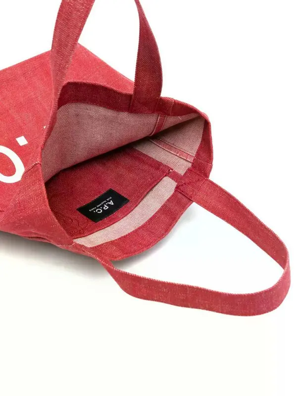 A.p.c. Small Lou Tote Bag - Red