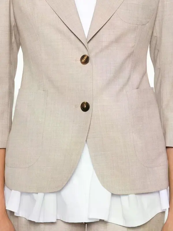 Tagliatore Peak Lapel Blazer
