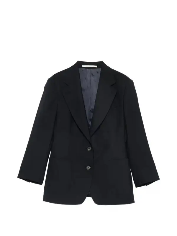 Tagliatore Debra Single-breasted Patch-pocket Blazer - Blue
