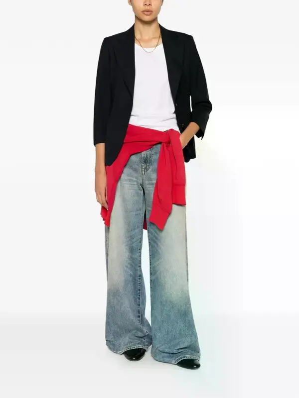 Tagliatore Debra Single-breasted Patch-pocket Blazer - Blue