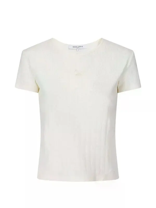 Maison Kitsuné Baby Fox Pointelle T-shirt