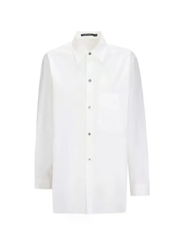 Sofie D'hoore Patch-pocket Long-sleeve Shirt - White