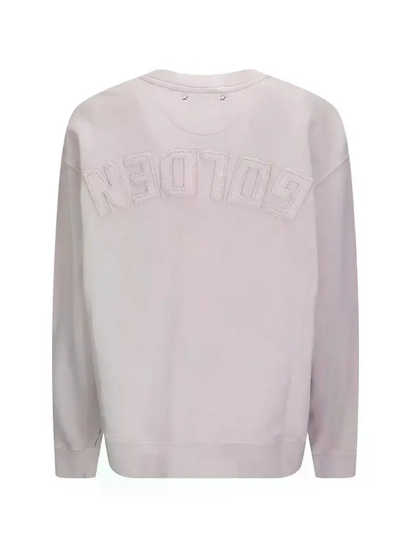 GOLDEN GOOSE Boxi Logo-patch Sweatshirt - Pink