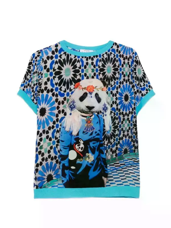 The Artistylist Panda-print T-shirt