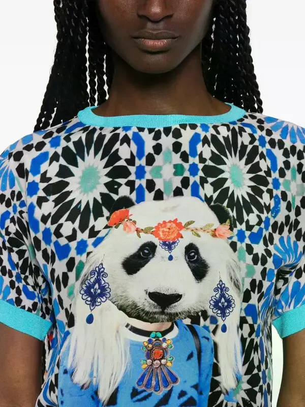 The Artistylist Panda-print T-shirt