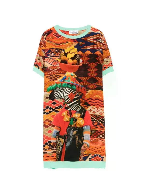 The Artistylist Graphic-print Mini Dress