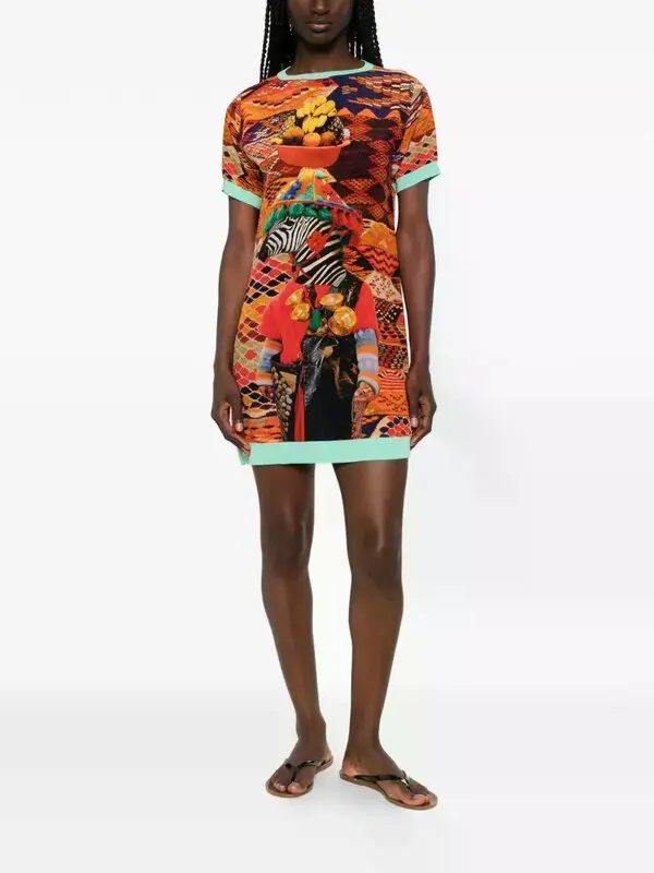 The Artistylist Graphic-print Mini Dress