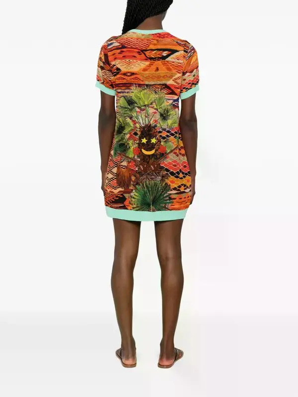 The Artistylist Graphic-print Mini Dress