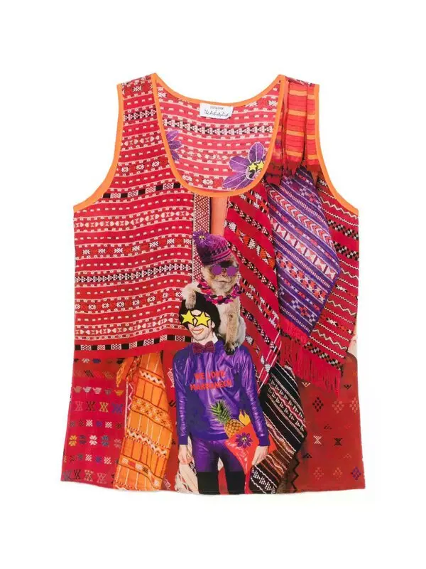 The Artistylist Graphic-print Tank Top