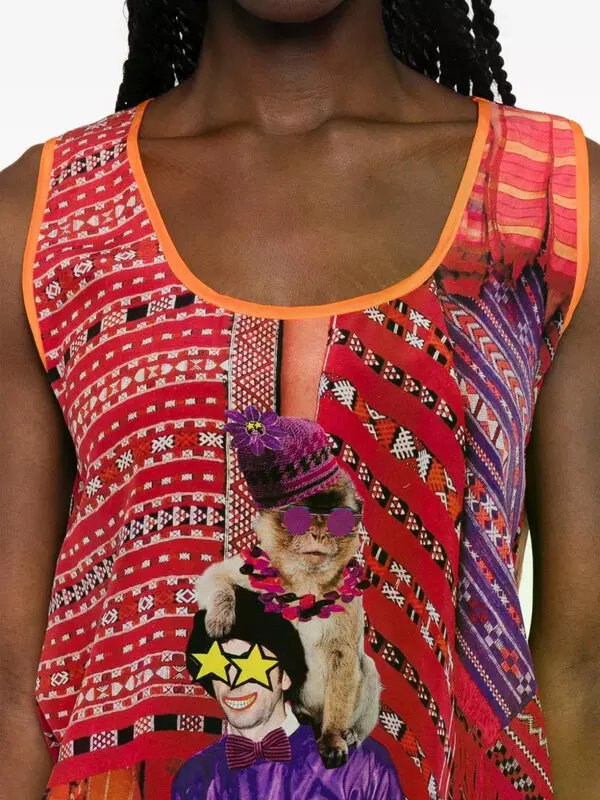 The Artistylist Graphic-print Tank Top