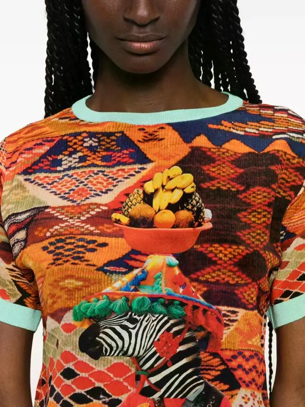 The Artistylist Graphic-print T-shirt - Orange