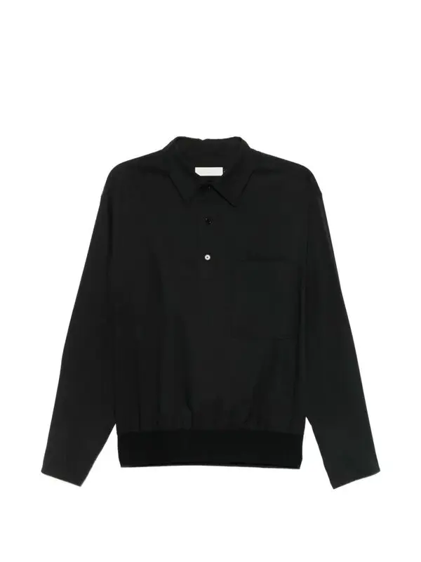 AMOMENTO Chest-pocket Polo Shirt