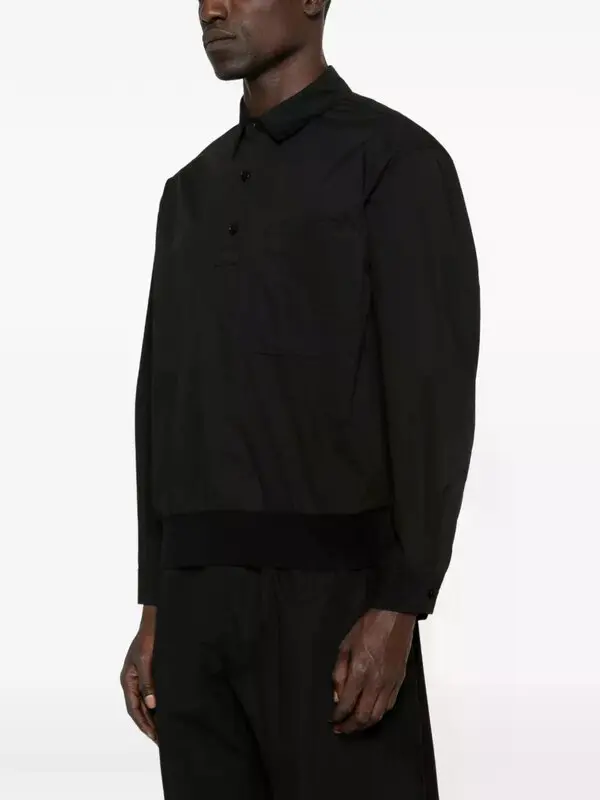 AMOMENTO Chest-pocket Polo Shirt