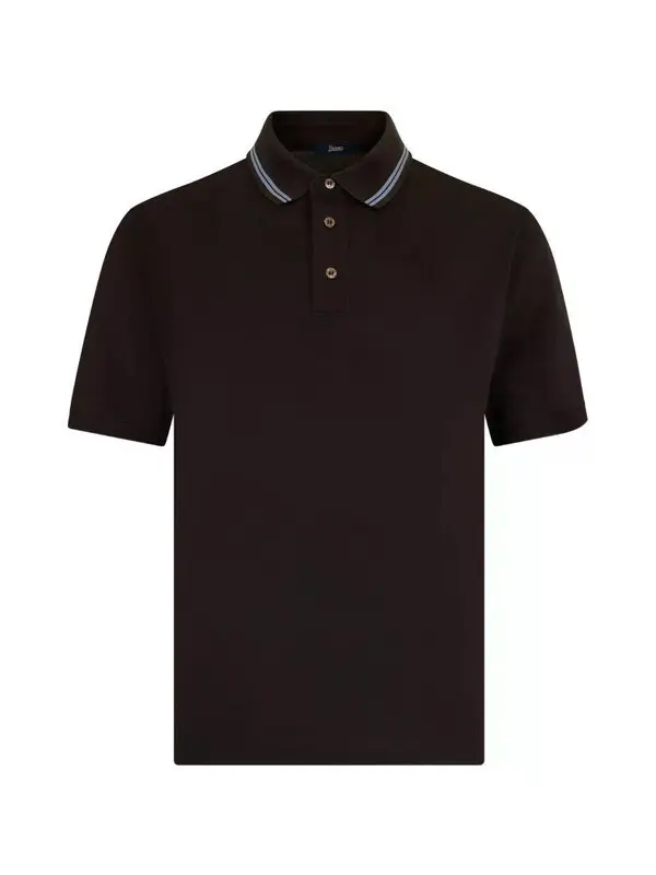 Herno Tipped-collar Polo Shirt
