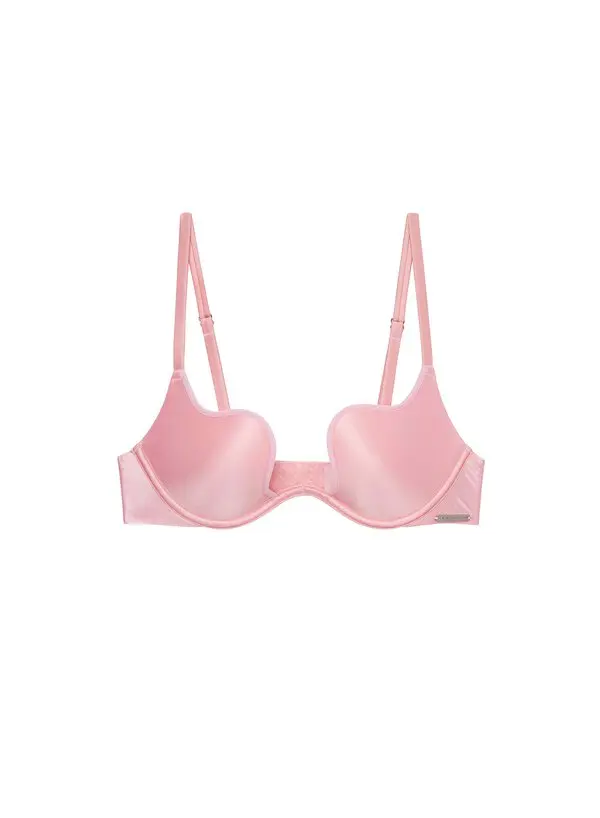 FLEUR DU MAL Le Gloss Seduce U-plunge Bra - Pink Lady