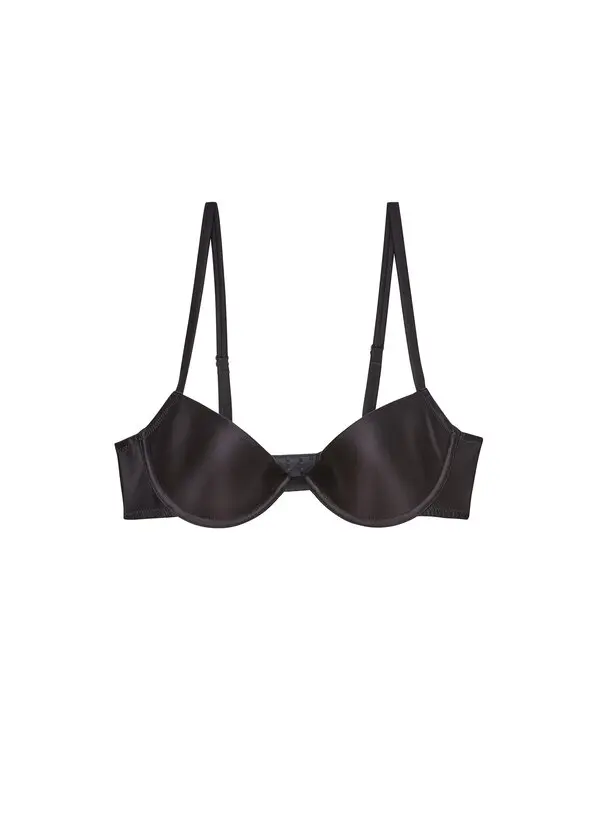 FLEUR DU MAL Le Gloss T-shirt Bra - Black
