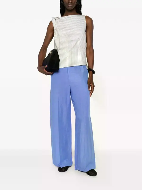 Marella Wide-leg Trousers - Blue