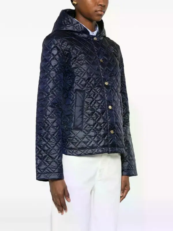 Marella Quilted Hooded Jacket
