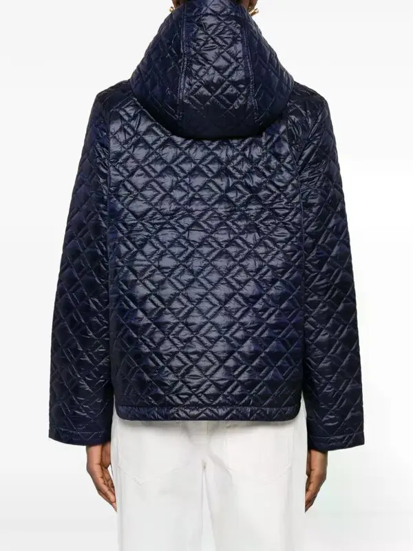 Marella Quilted Hooded Jacket
