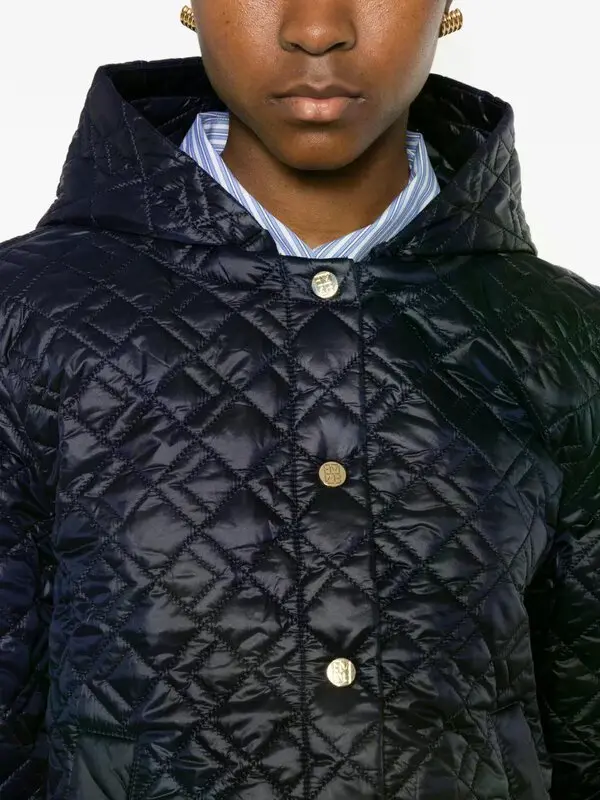 Marella Quilted Hooded Jacket
