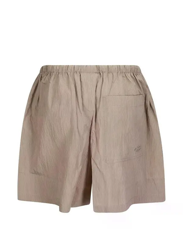 Maison Kitsuné Striped Elasticated Shorts