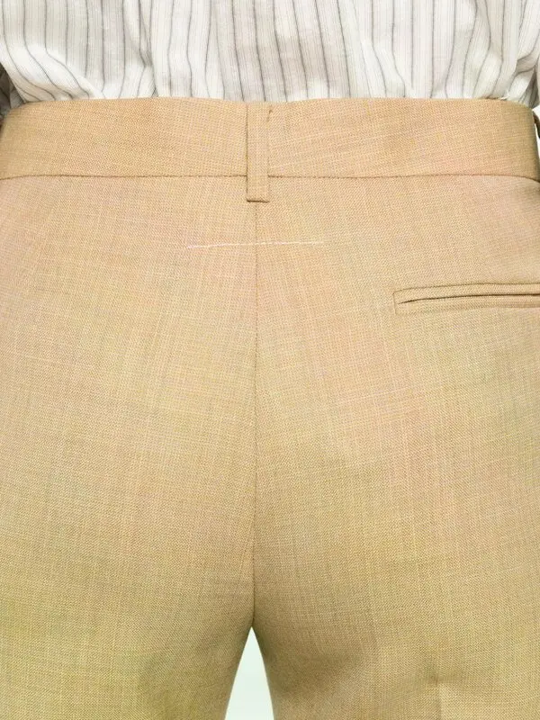 MAISON MARGIELA Slit-cuff Tailored Trousers - Neutrals