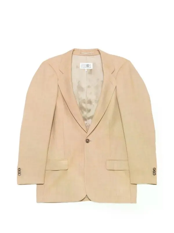 MAISON MARGIELA Single-breasted Blazer - Neutrals