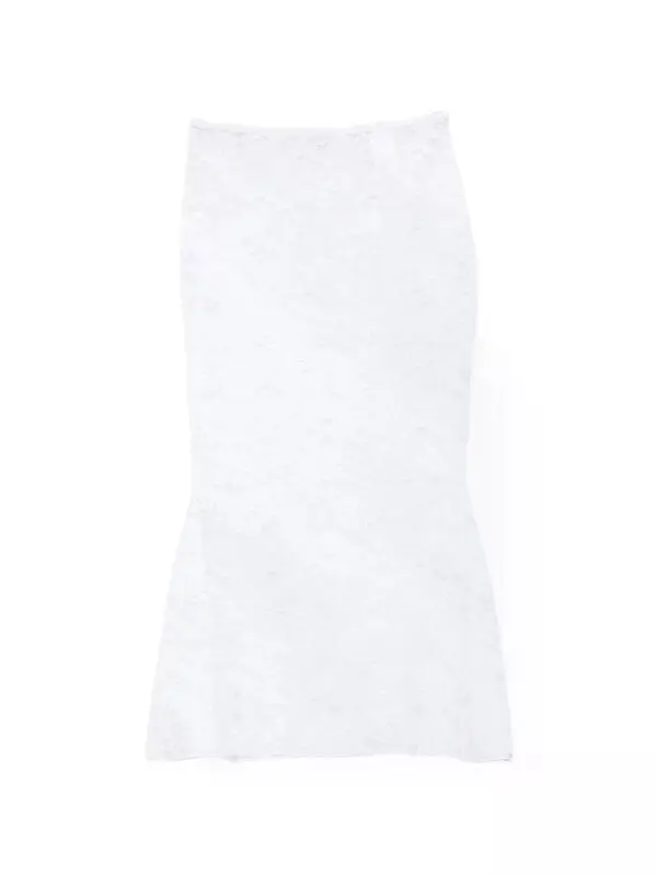 Oseree Lace Midi Skirt
