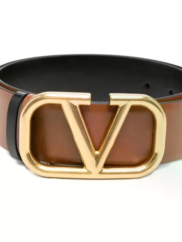 Valentino Garavani Reversible Vlogo Signature Belt - Brown