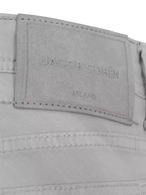 Jacob Cohen Logo Patch Jeans - Grey