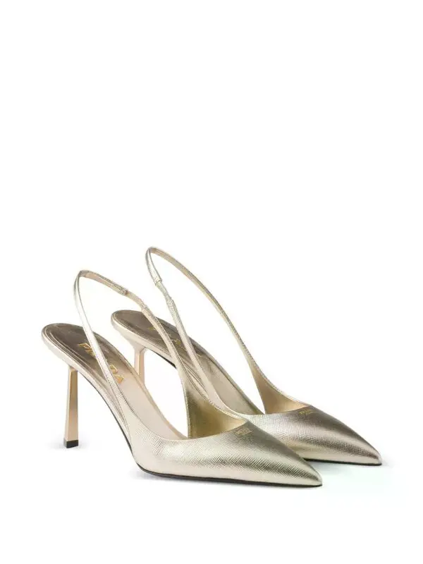 Prada Leather Heeled Pumps