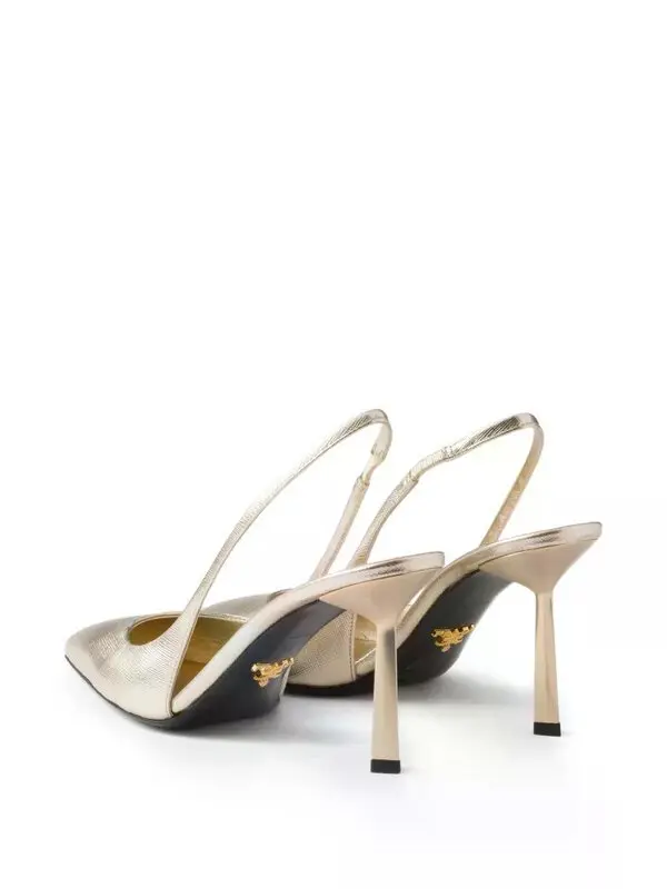 Prada Leather Heeled Pumps
