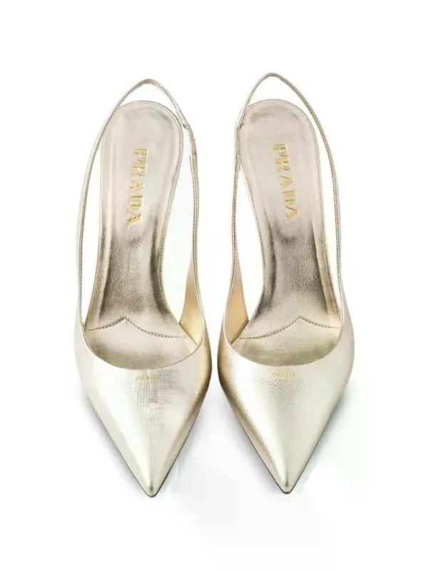 Prada Leather Heeled Pumps