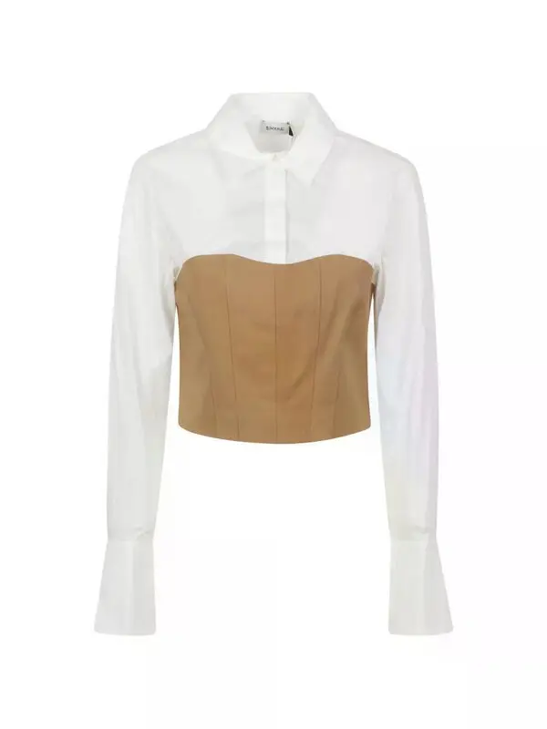 Simkhai Lidey Corset-style Panelled Shirt - White