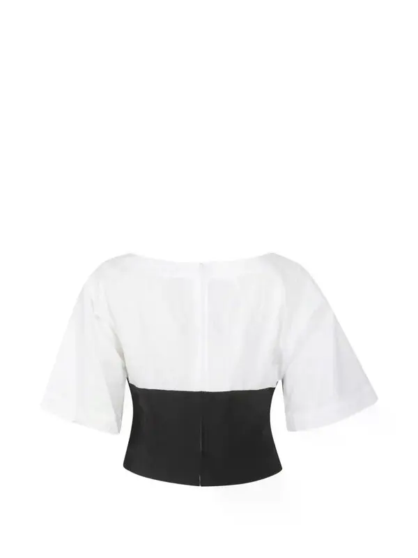 Simkhai Panelled Sweetheart-neck Top