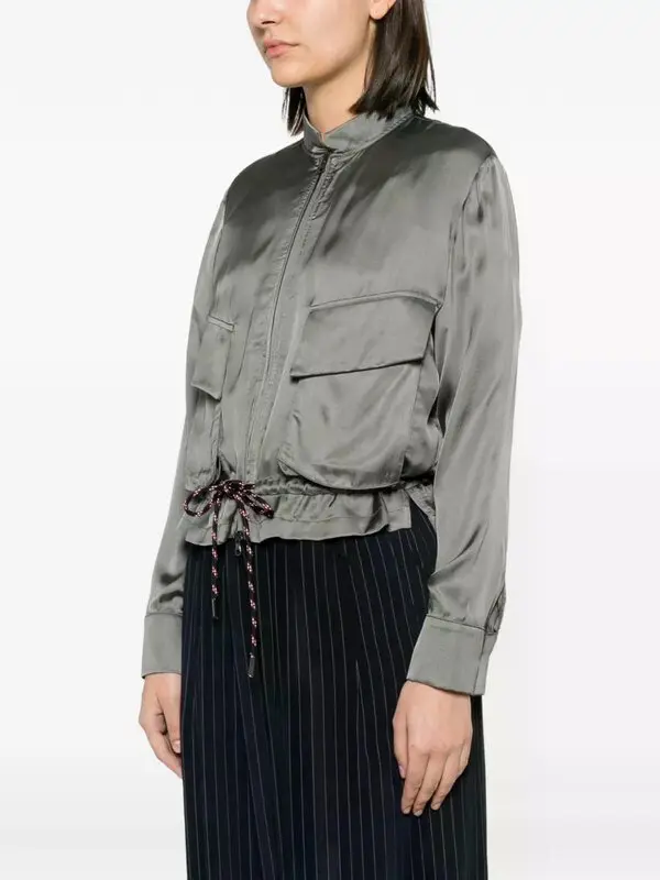 COLLECTION PRIVEE? Satik Satin-finish Jacket