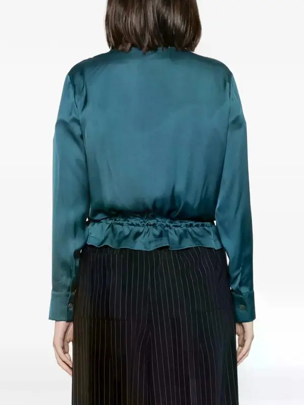 COLLECTION PRIVEE? Satik Drawstring Satin Jacket