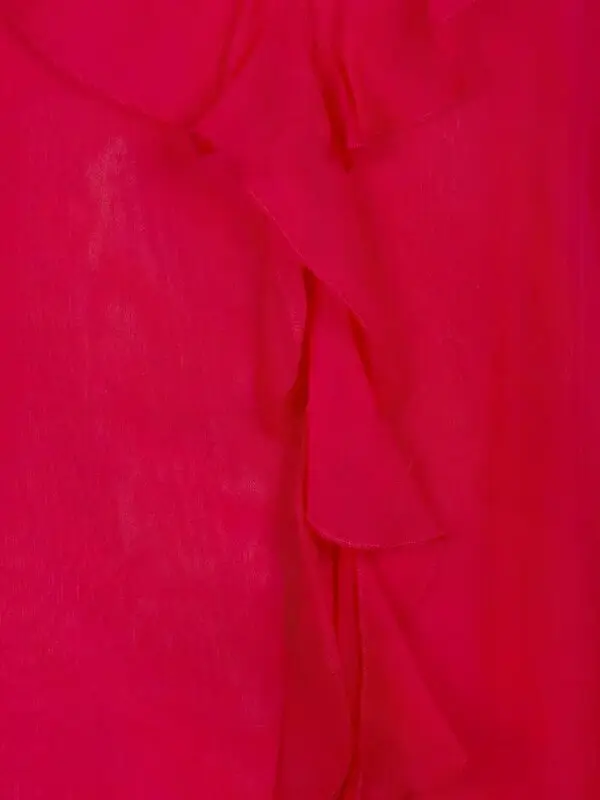 BLUGIRL Silk Ruffled Top - Pink