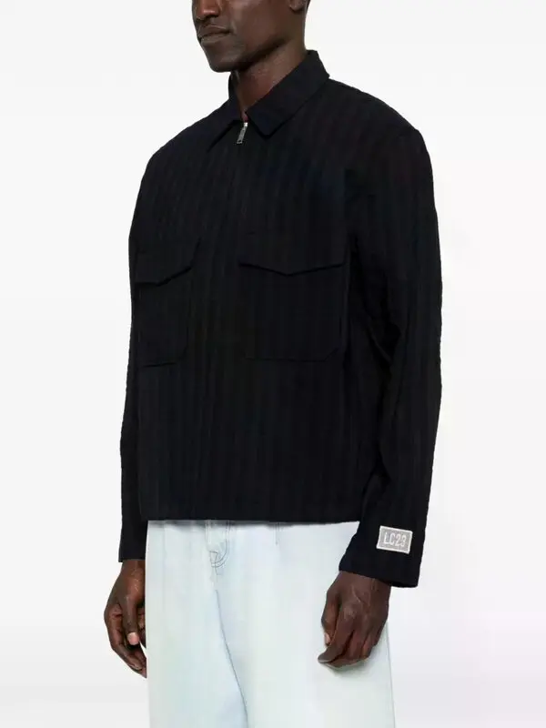 LC23 Ribbed Zip-up Jacket