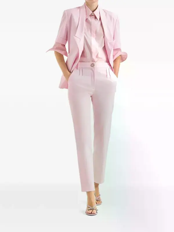 GENNY Flower Button Ruffled Shirt