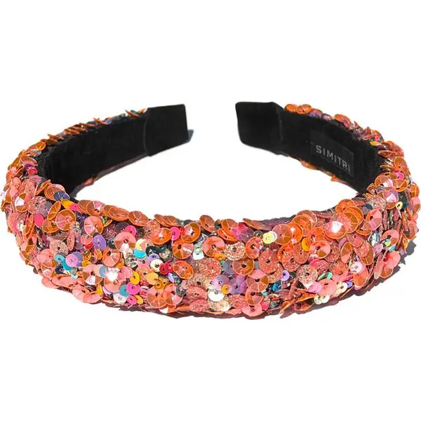 SIMITRI Sequin Headband - Cloud