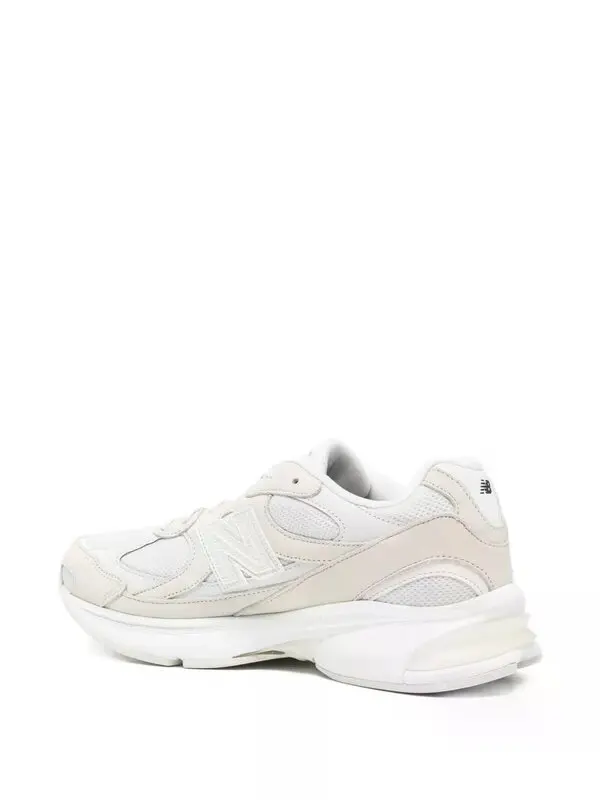 Comme Des Garçons Panelled Lace-up Sneakers - Neutrals