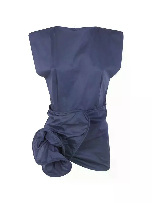 Liviana Conti Rosette-detail Top - Blue