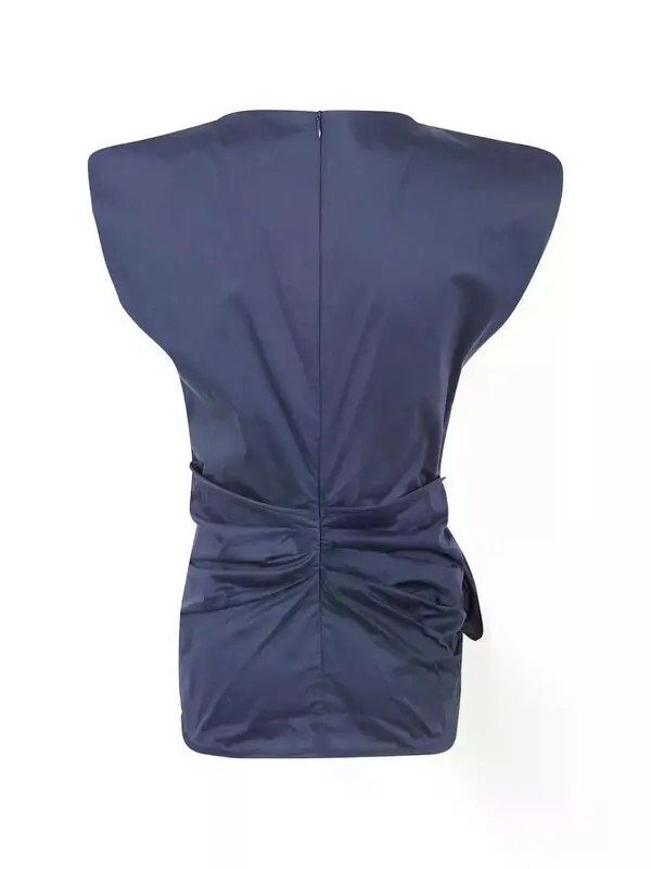 Liviana Conti Rosette-detail Top - Blue