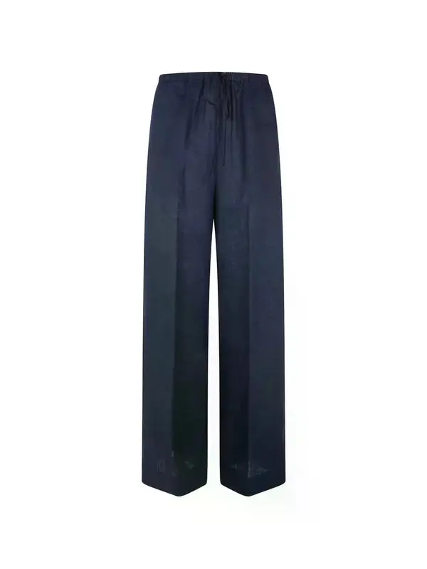 Liviana Conti Drawstring Linen Trousers