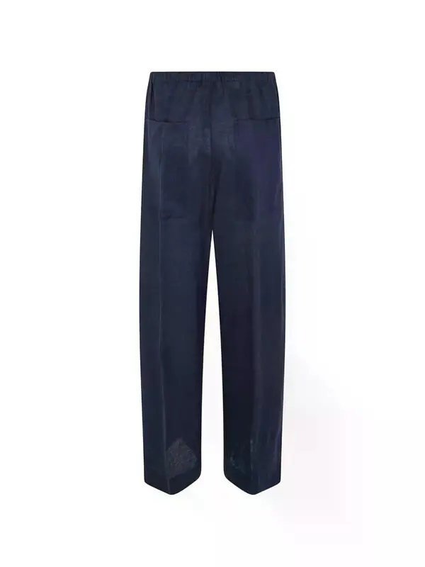 Liviana Conti Drawstring Linen Trousers