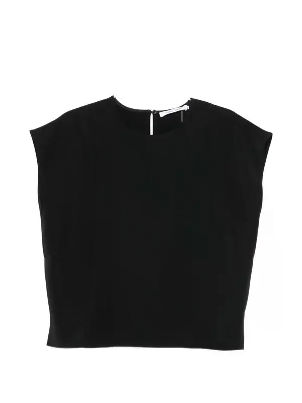 SAMSOE SAMSOE Sahoy Round-neck Top - Black