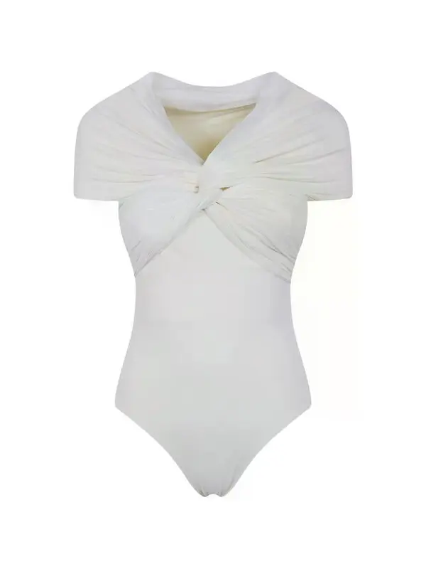 GENTRYPORTOFINO Twisted Mesh-panel Body - Neutrals
