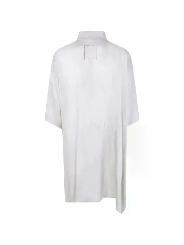 UMA WANG Asymmetric Silk Shirt - Grey