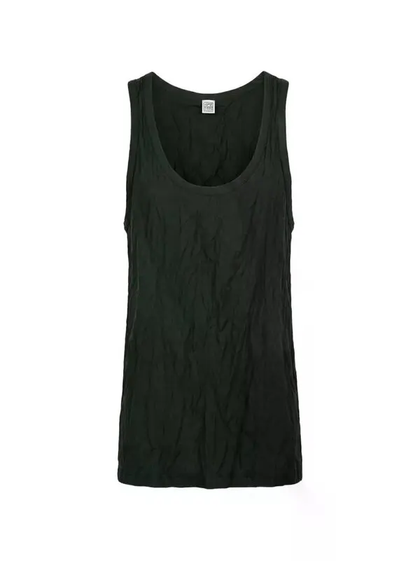 TOTEME Crinkled Tank Top - Green